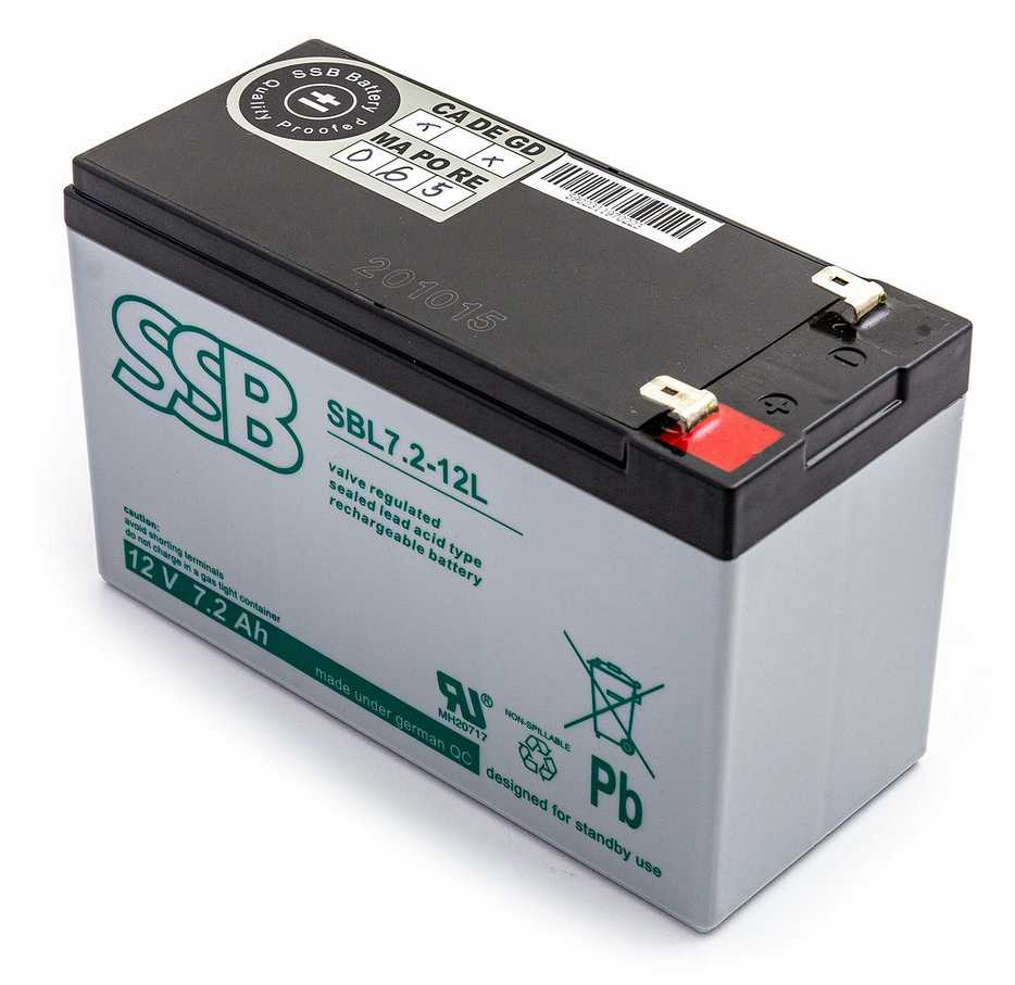 SSB SBL 7.2-12L 12V 7.2Ah AGM akumuliatorius be priežiūros, modelis - SBL12V7.2L, žema kaina ...
