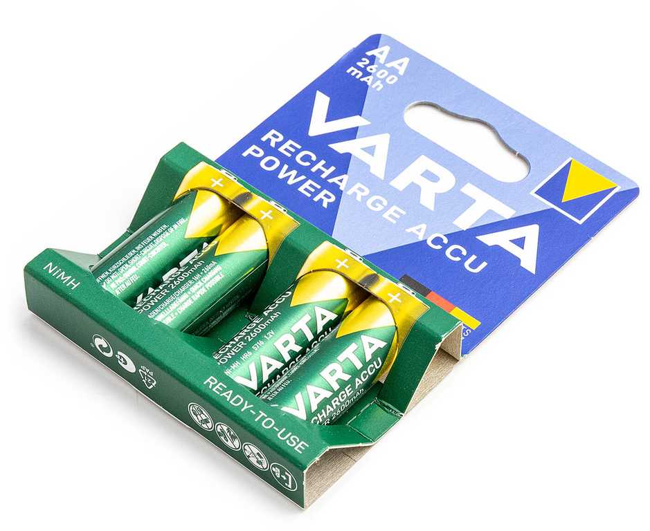 Įkraunamos baterijos VARTA R2U, R6 AA HR6 MIGNON 1,2V 2600mAh NiMH 4BL ...
