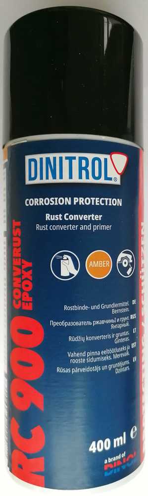 Dinitrol RC900 rūdžių surišėjas ir gruntas 400ml, žema kaina | Varle.lt