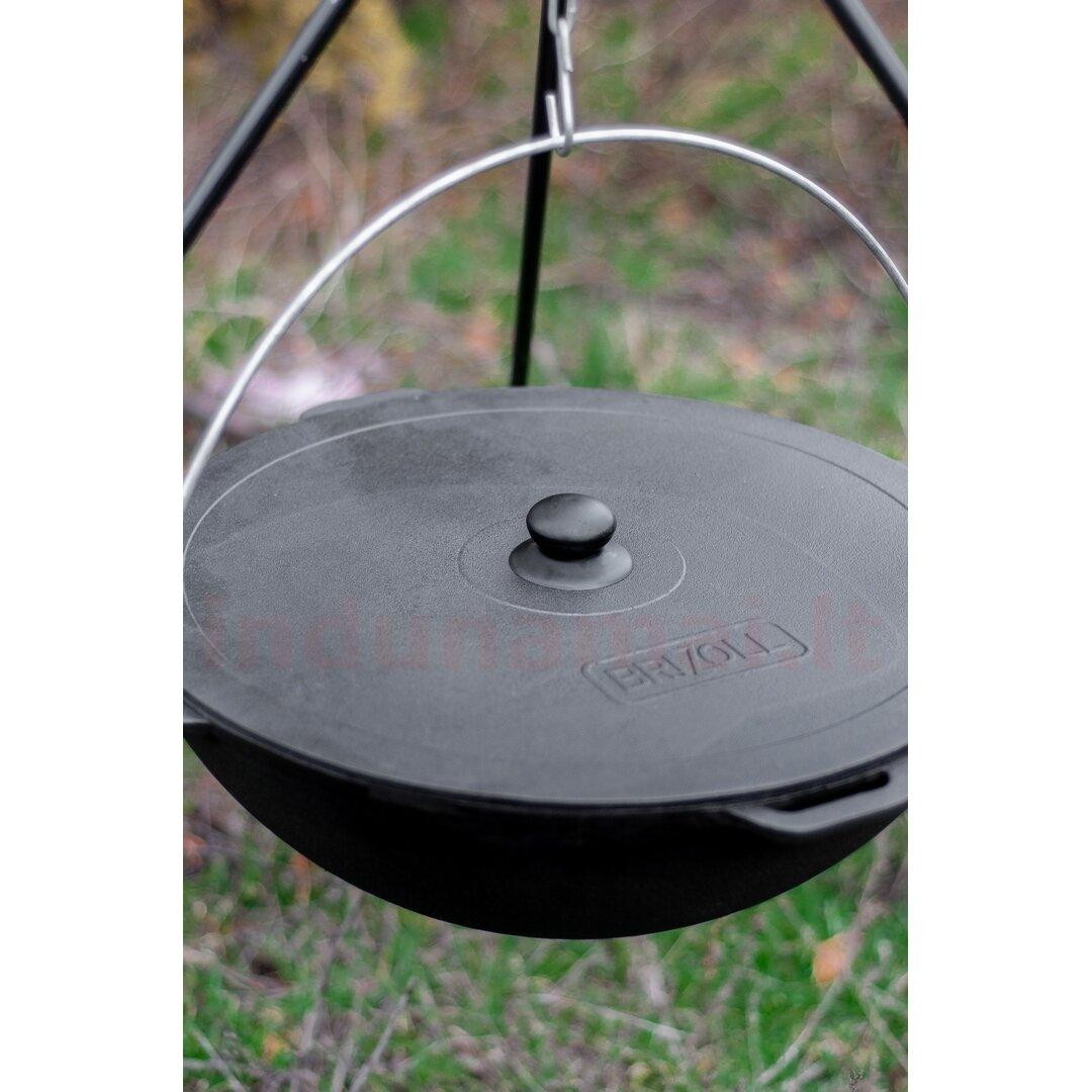 Totoriškas ketaus kazanas su dangčiu Brizoll 15l, žema kaina | Varle.lt