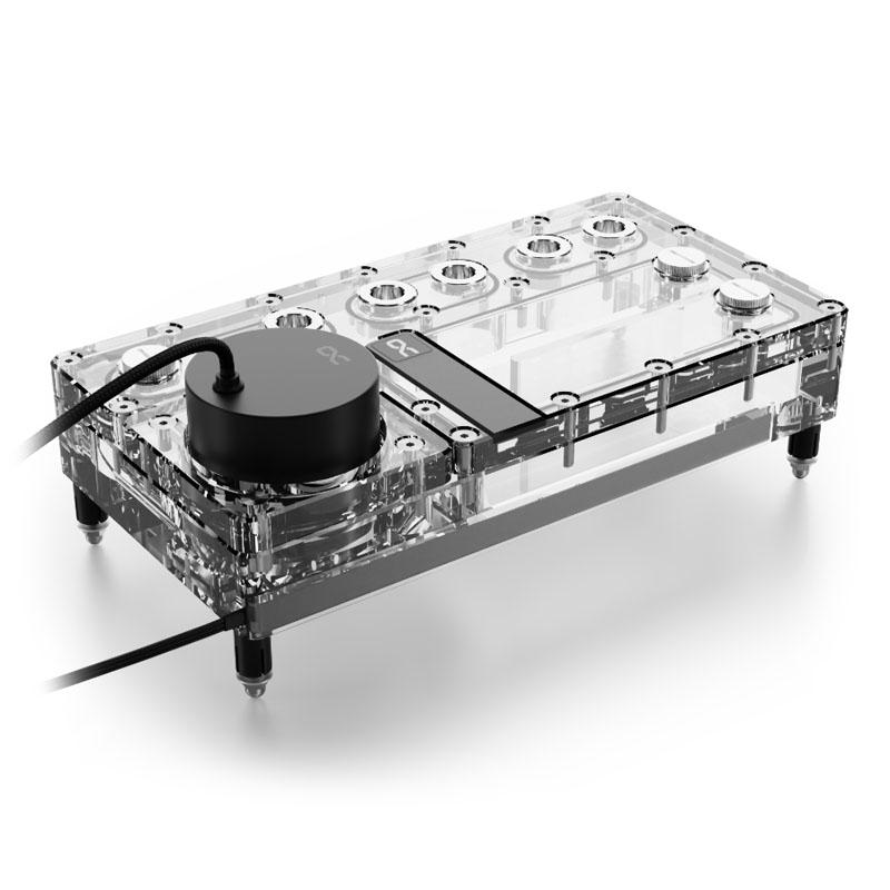 Alphacool Core Distro Plate 240 mm Left with VPP, ARGB - Acrylic ...