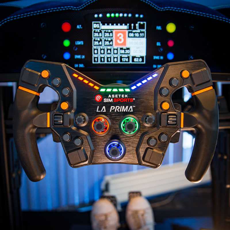 Asetek SimSports La Prima Formula Wheel, modelis - 40-031-0031003, žema ...