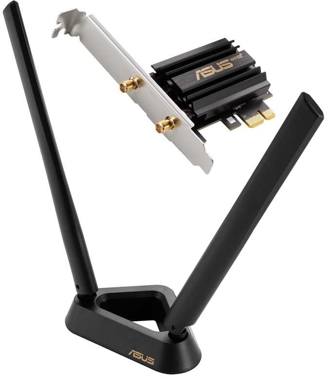 Adapteris Asus PCI-E WiFi 6E PCE-AXE59BT 802.11ax, modelis - 90IG07I0 ...