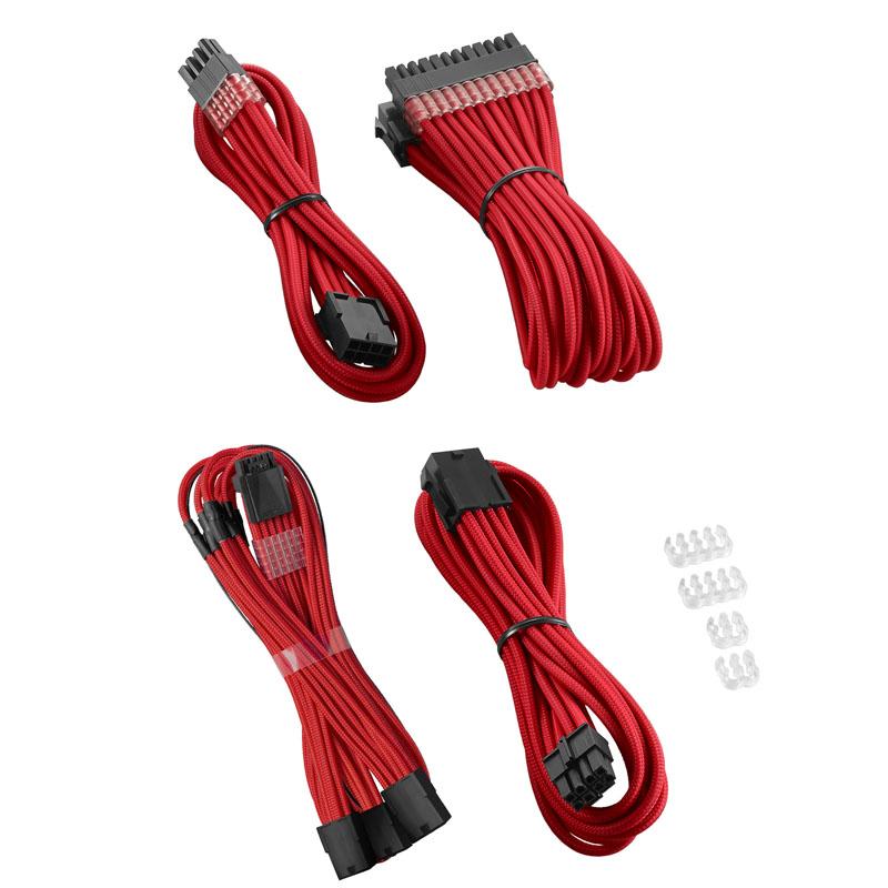 CableMod CableMod PRO ModMesh 12VHPWR kabelio prailginimo rinkinys - raudonas, žema kaina | Varle.lt
