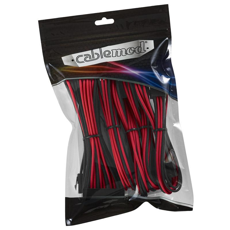 CableMod Rinkinys kabli, Juodai-raudona (CM-CAB-CKIT-N86KKR-R), žema ...