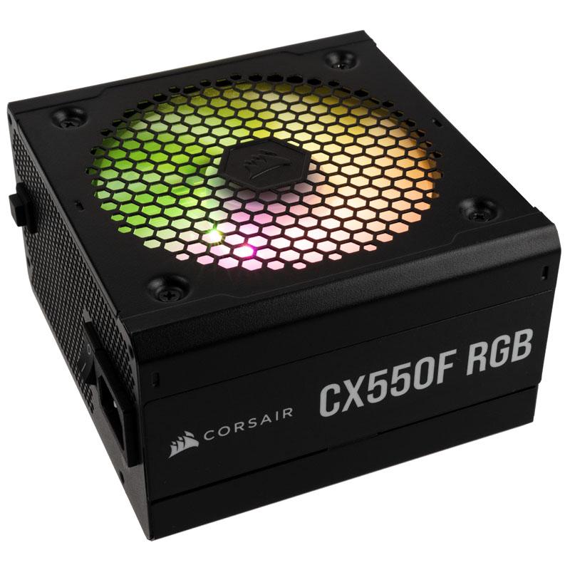 CORSAIR CX550F RGB Power Supply 550 Watt 80 PLUS Bronze Fully Modular ...