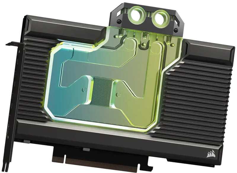 Corsair Hydro X Series XG7 RGB 4080 FE GPU Wasserblock - Acryl + Nickel ...