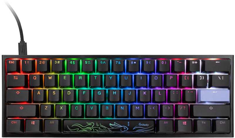 Ducky One 2 Pro Mini Klaviatūra žaidimams, RGB LED - Cherry Mėlyna (US ...