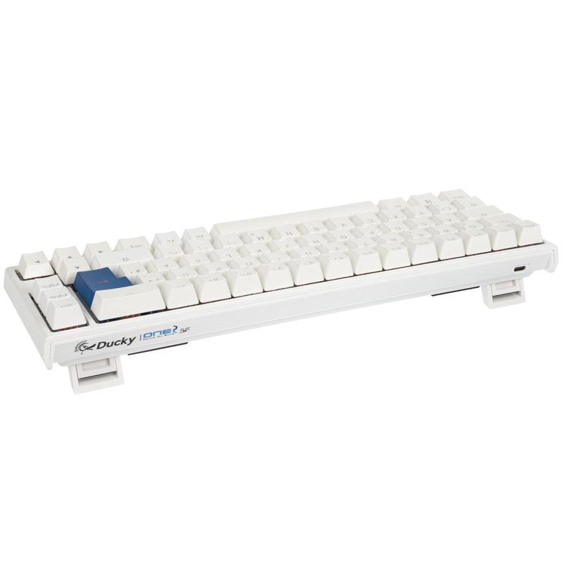 Mechaninė klaviatūra Ducky One 2 SF White, RGB, PBT, MX Blue, DE ...