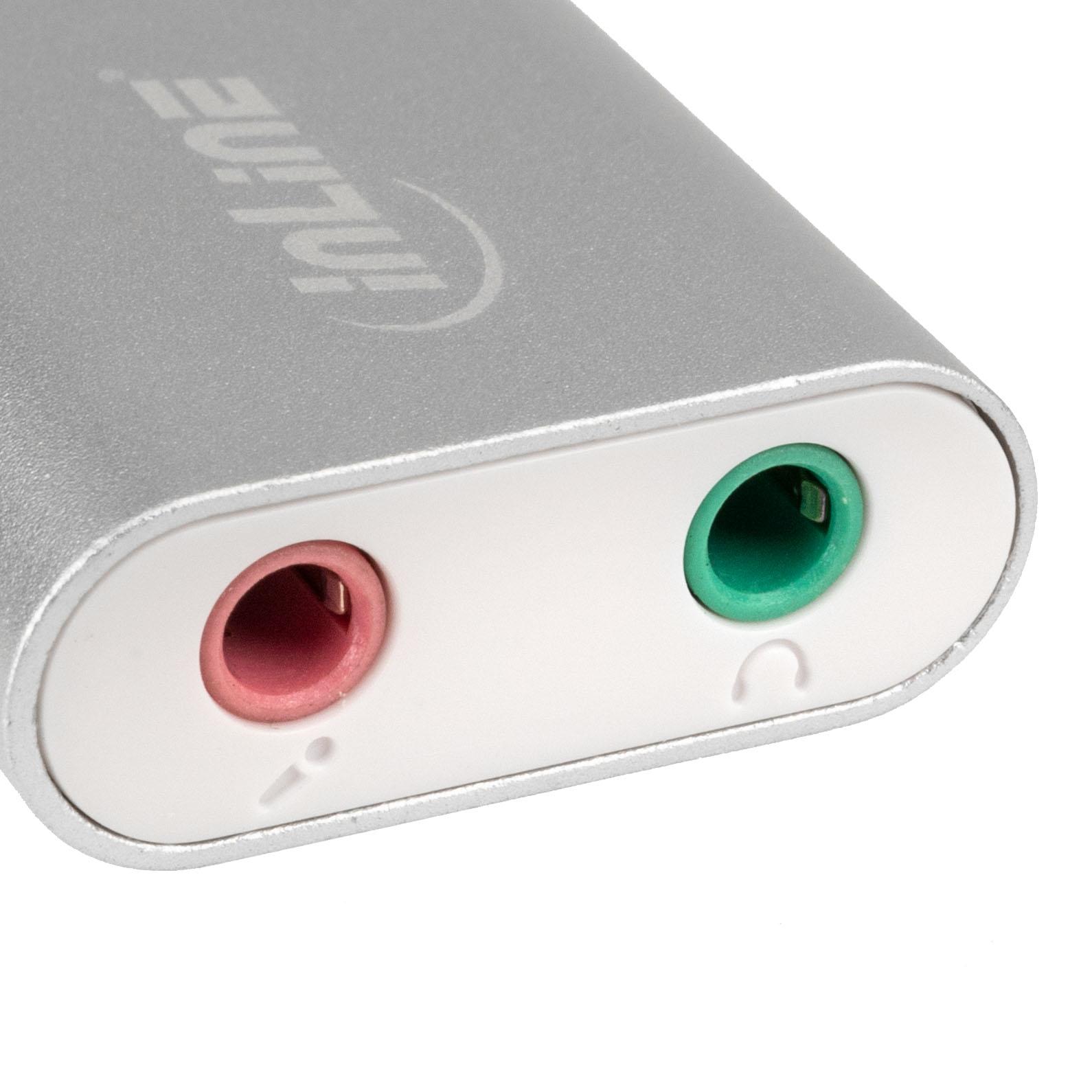 InLine USB garso plokštė, modelis - 33051S, žema kaina | Varle.lt