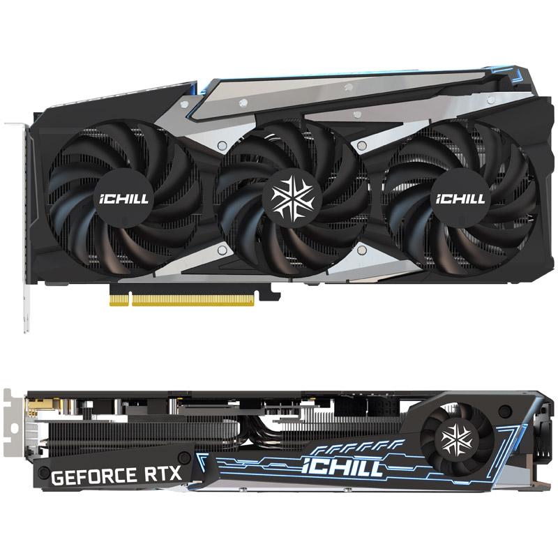 Vaizdo plokštė INNO3D GEFORCE RTX 3070 Ti ICHILL X4, žema kaina | Varle.lt