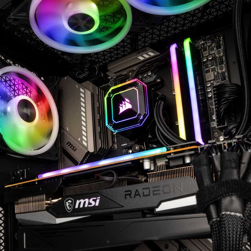 King Mod Systems Gaming PC Raudona Ribbon - AMD Ryzen 7 5800X, RX 6900 ...