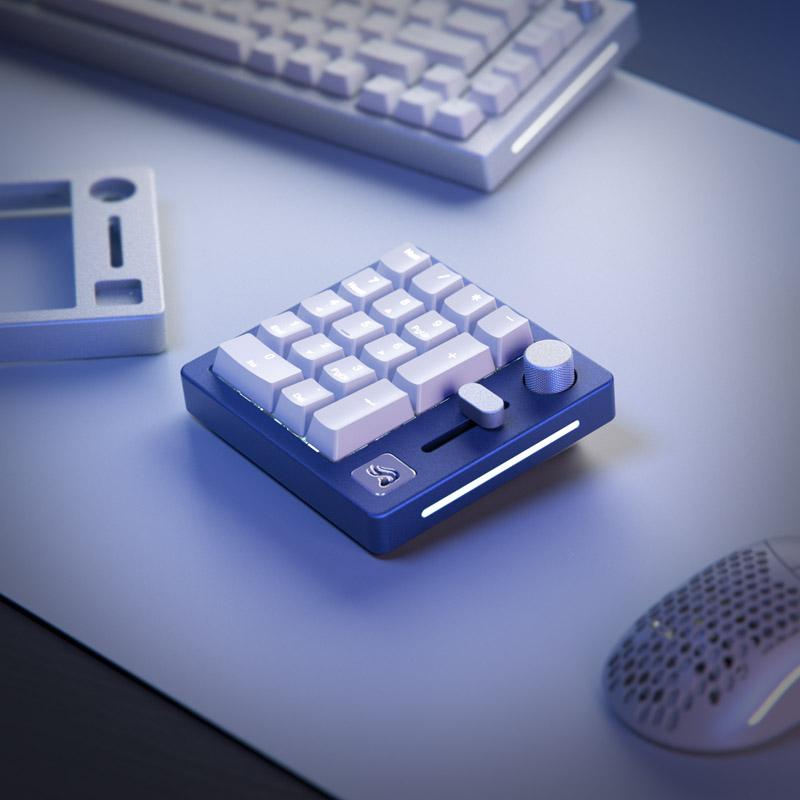 Klaviatūra Glorious GMMK Wireless Numpad Top Frame - Navy Mėlyna, žema ...
