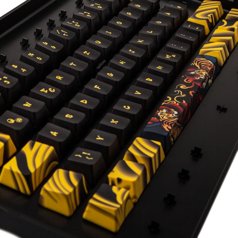 Klaviatūra Traitors TIGER SKETCH Limited Keycap Set, PBT (DE), modelis ...