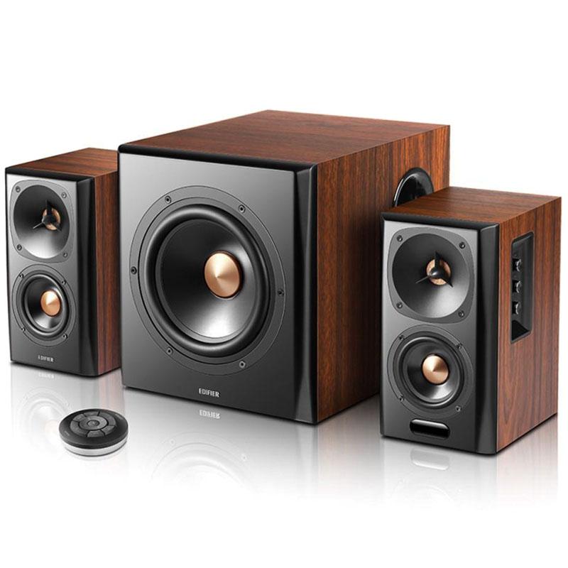 Kolonėlės Edifier S360DB 2.1, Rudos spalvos, modelis - S360DB, žema ...