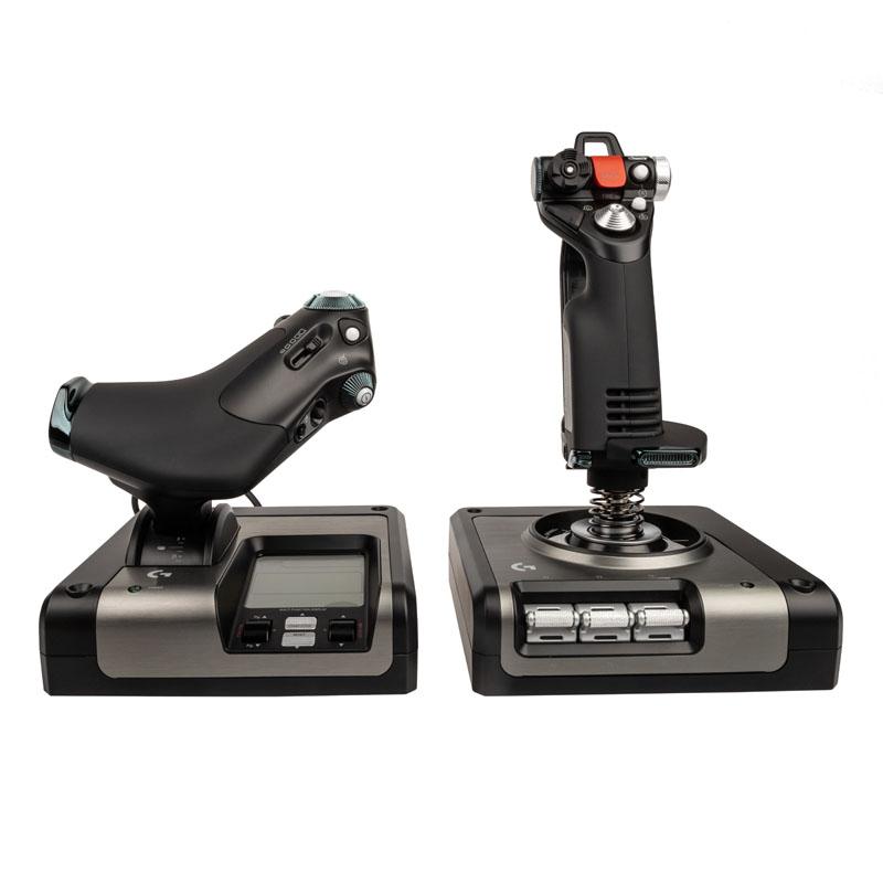 Logitech X52 Pro Flight Control System Skraidymo simuliatorius, modelis ...