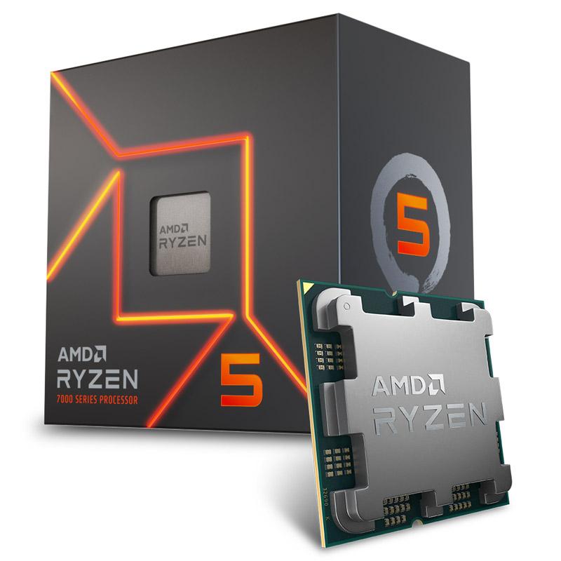 Procesorius AMD Ryzen 5 7600, 5 nm, 3.8 GHz, 32 MB, modelis - 100 ...
