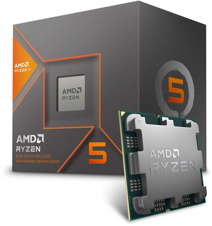 Procesorius AMD CPU Desktop Ryzen 5 6C / 12T 8600G (3,8 / 5,0 GHz Max ...