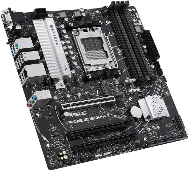 Pagrindinė plokštė MB ASUS PRIME B650M-A II-CSM (AMD,AM5,DDR5,mATX ...