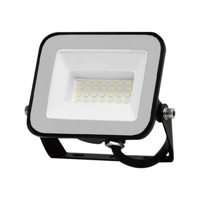 20W LED prožektorius PRO-S, juodu korpusu, 6500K, SAMSUNG CHIP, žema ...