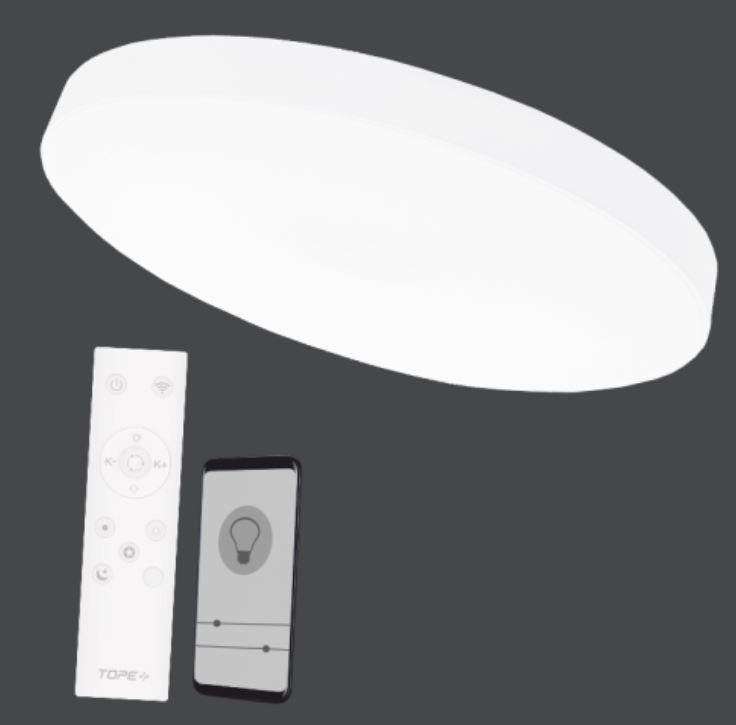 Lubinis šviestuvas TOPE Lubinis baltas LED šviestuvas "BOSTON" 2x48W, modelis - 6004000081, žema ...