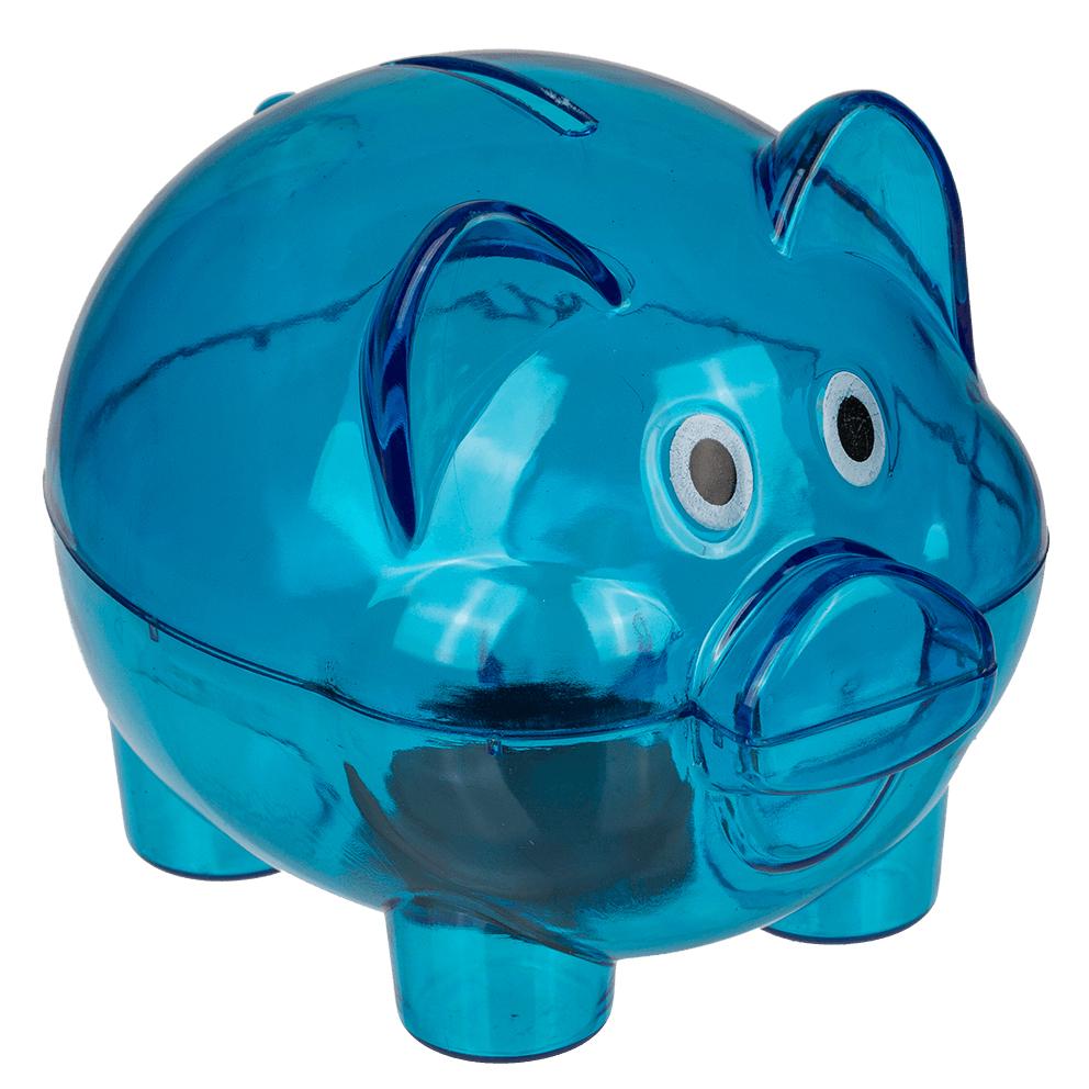 Plastikinė permatoma kiaulė tapyklė su guminiu kamšteliu, žema kaina ...