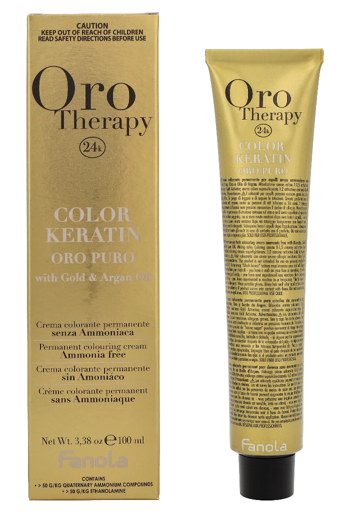 Fanola Oro Therapy Color Keratin Oro Pure 10.1, 100 ml, modelis ...