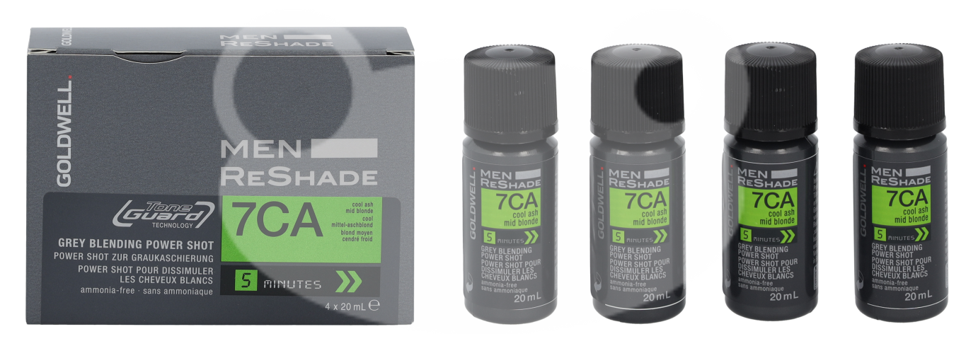 Goldwell Men ReShade 7CA Power Shot 4 x, 20 ml, modelis - DX737XSC ...