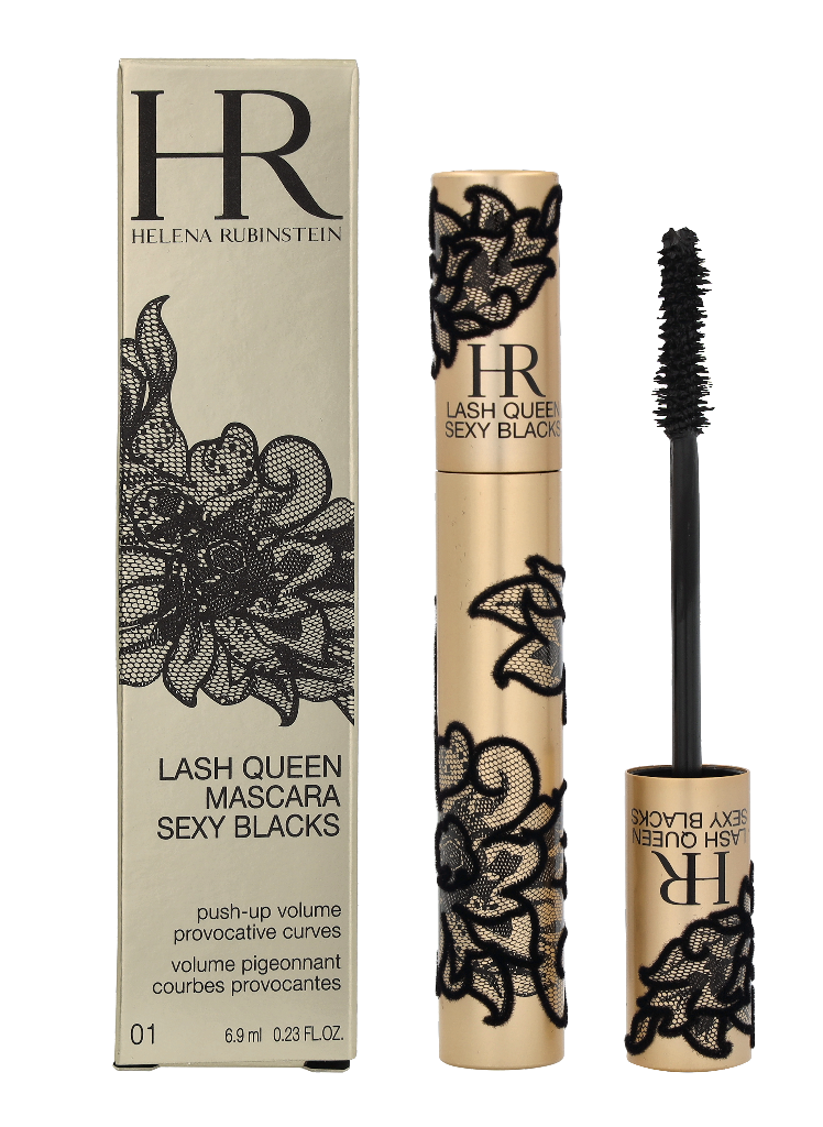 Helena Rubinstein Lash Queen Sexy Blacks Blakstienų tušas apimties suteikiantis ir užriečiantis ...
