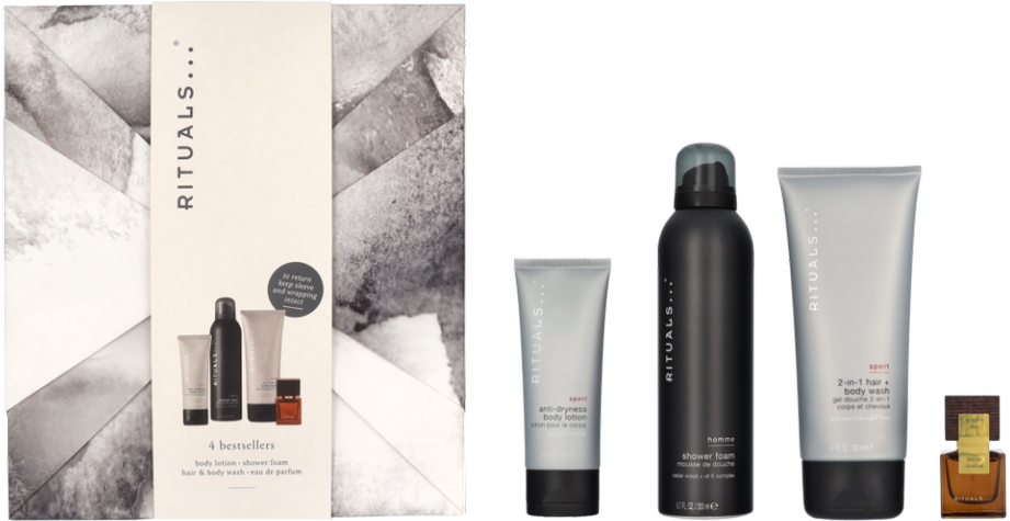 Rituals The Ritual of Homme kūno priežiūros dovanų rinkinys vyrams ...