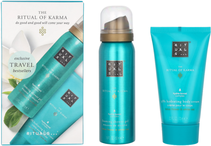 Rituals The Ritual of Karma Travel Set kūno priežiūros rinkinys, žema ...