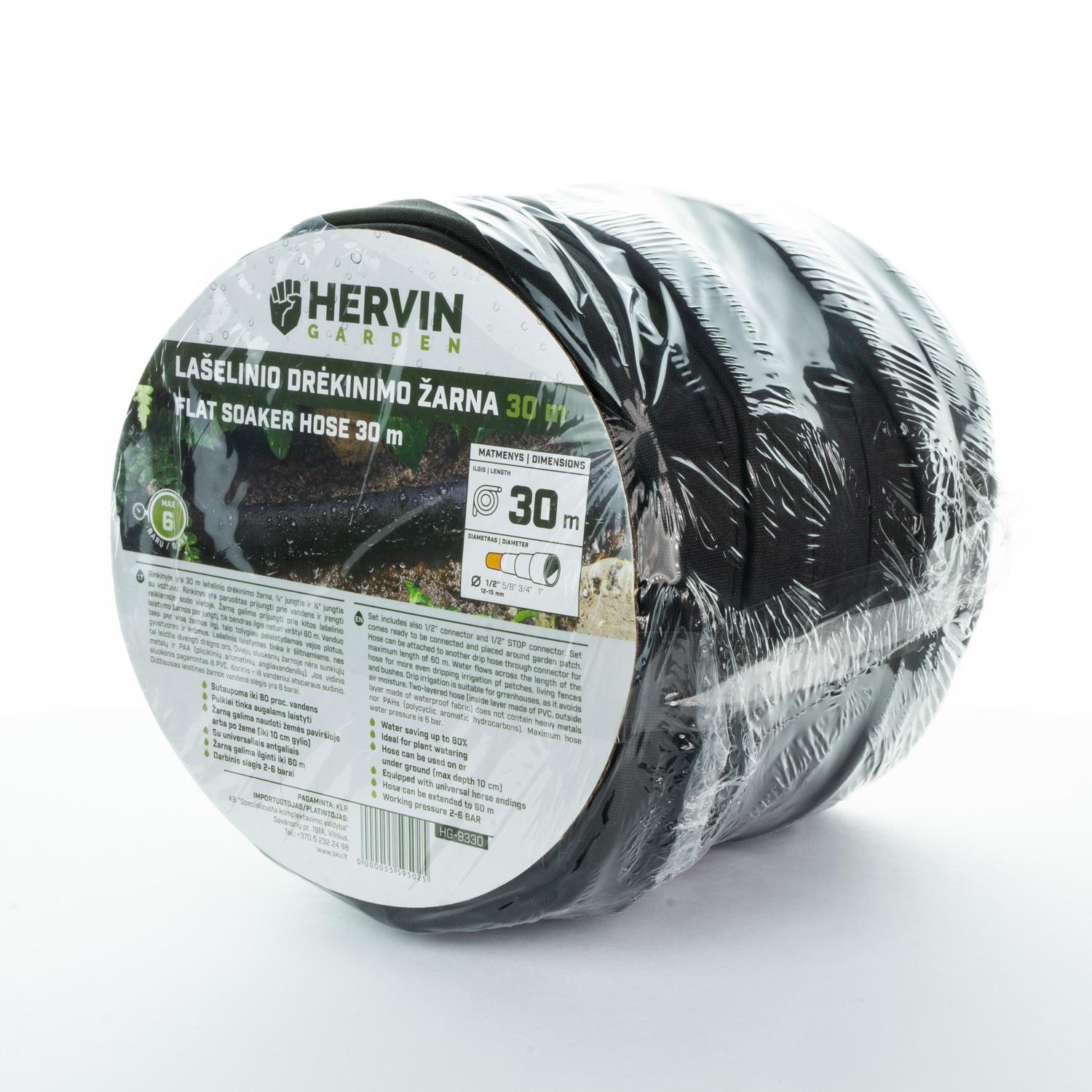 Lašelinio drėkinimo žarna 30 m, HERVIN GARDEN, HG-9330, žema kaina ...