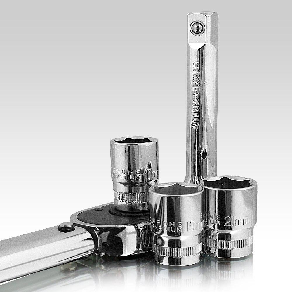 dinamometrinis raktas + 3 lizdai, modelis - B2M1948, žema kaina | Varle.lt