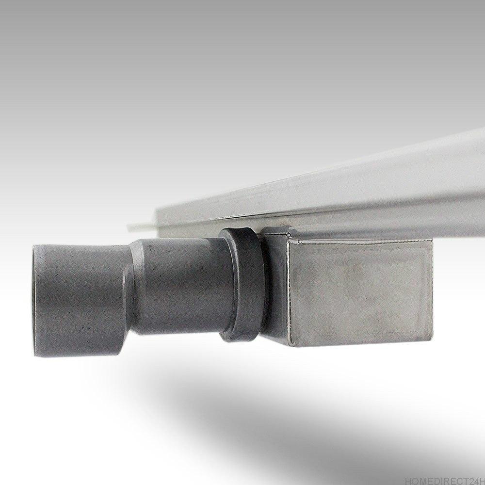 linijinis drenažas su žemu sifonu, nerūdijančio plieno, 110cm, modelis ...