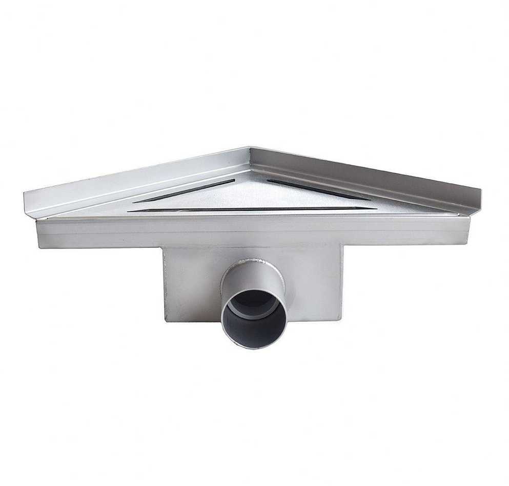 Trikampis kampinis grindų kanalizacijos dušo nutekėjimui, modelis ...