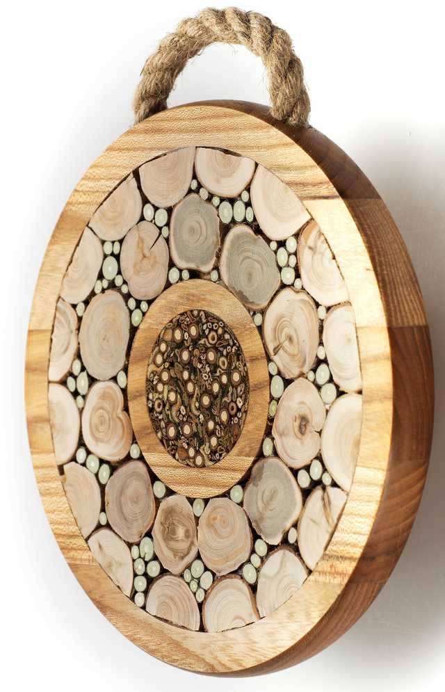 Apvalus medinis padėklas - lentelė "Žolynai" - Didelė, žema kaina ...