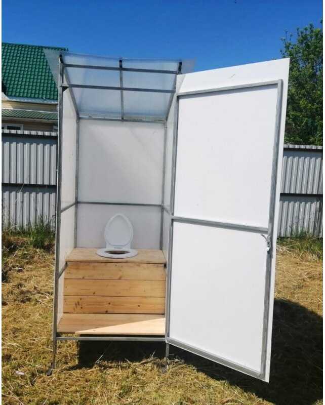 Lauko tualetas su medine pakyla Baltas, žema kaina | Varle.lt