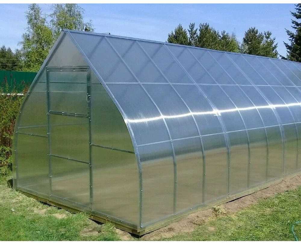 Šiltnamis LAŠAS (plotis 3m) danga 6mm, Šiltnamio ilgis: Šiltnamio ilgis ...