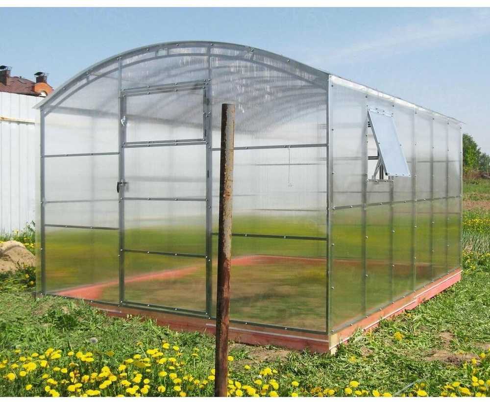 Šiltnamis NOVA TANDEM (plotis 3,0 m) NANO polikarbonatas 4mm, Šiltnamio ...