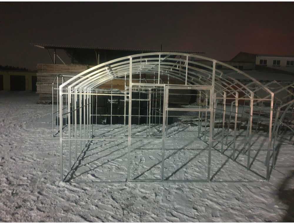 Šiltnamis NOVA TANDEM (plotis 3,5 m) NANO polikarbonatas 4mm, Šiltnamio ...