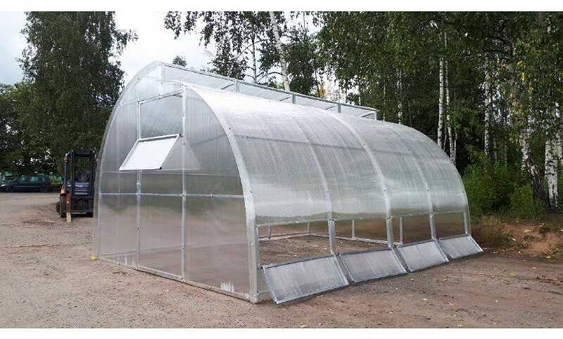 Šiltnamis VAIVORYKŠTĖ (plotis 3m) polikarbonatas GREENHOUSE nano 4mm ...
