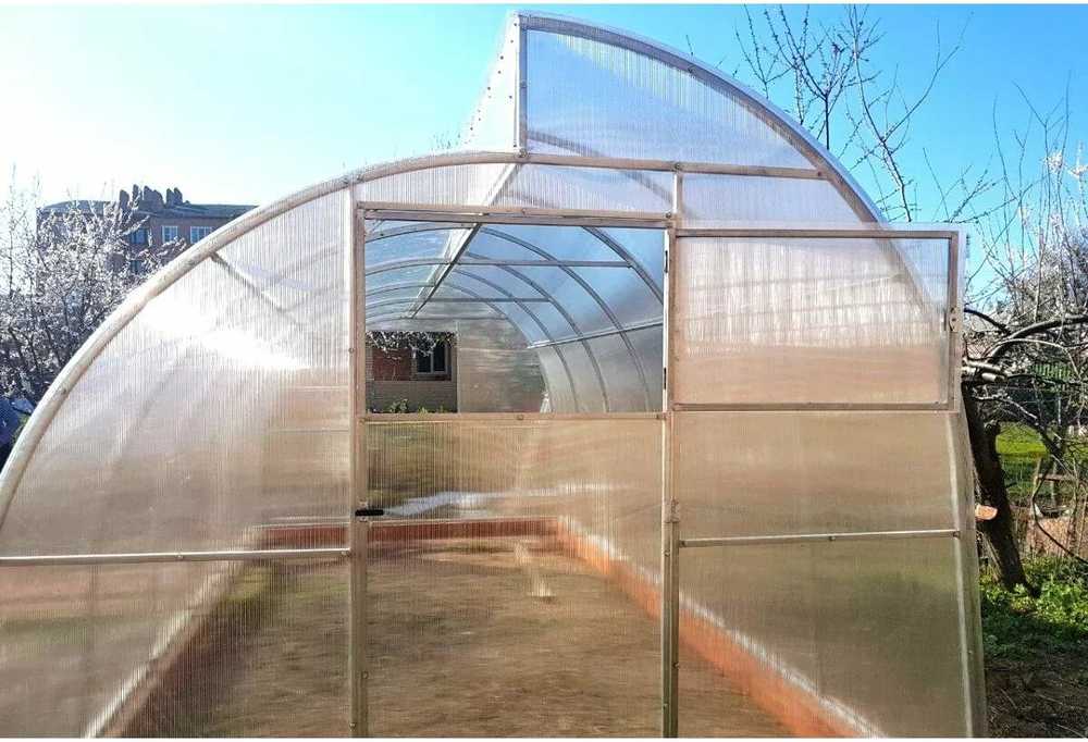 Šiltnamis VAIVORYKŠTĖ (plotis 3m) polikarbonatas GREENHOUSE nano 4mm ...