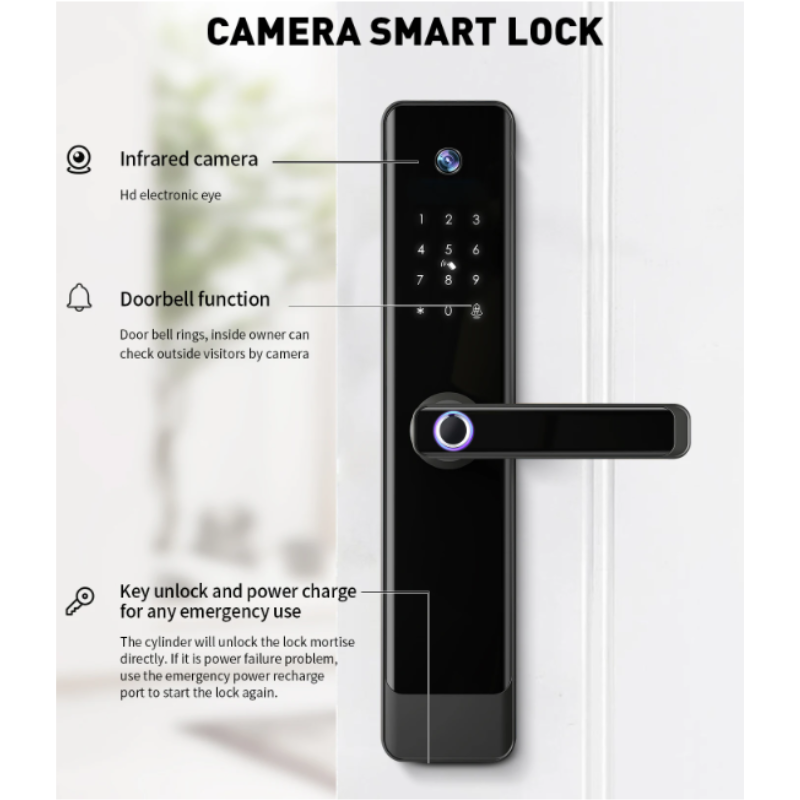 Digitalas Išmani durų spyna DIGI E908 TUYA. WIFI, modelis - E908-TUYA-HL, žema kaina | Varle.lt