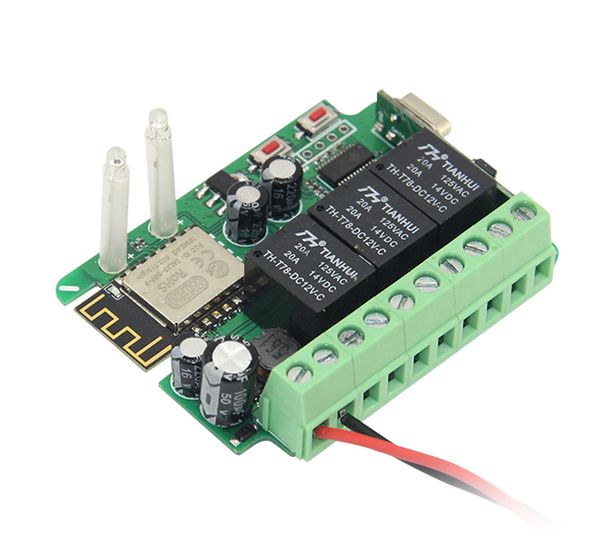 Digitalas XH-SM18-03W RF+WiFi distancinio valdymo imtuvas automatikos valdymui per telefoną ...