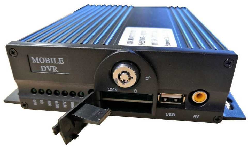 Digitalas MDVR-4H1AHD2S profesionalus kompaktiškas 3G / GPS automobilinis vaizdo registratorius ...