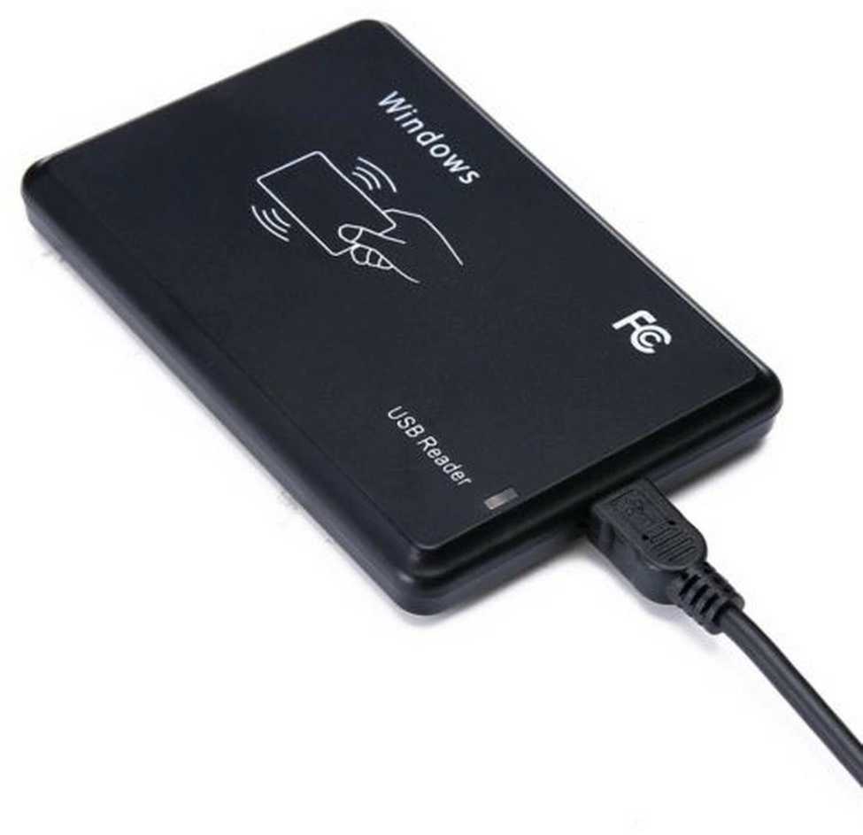 Digitalas USB ISO 125 KHZ kortelių skaitytuvas kortelių programavimui per kompiuterį, žema kaina ...