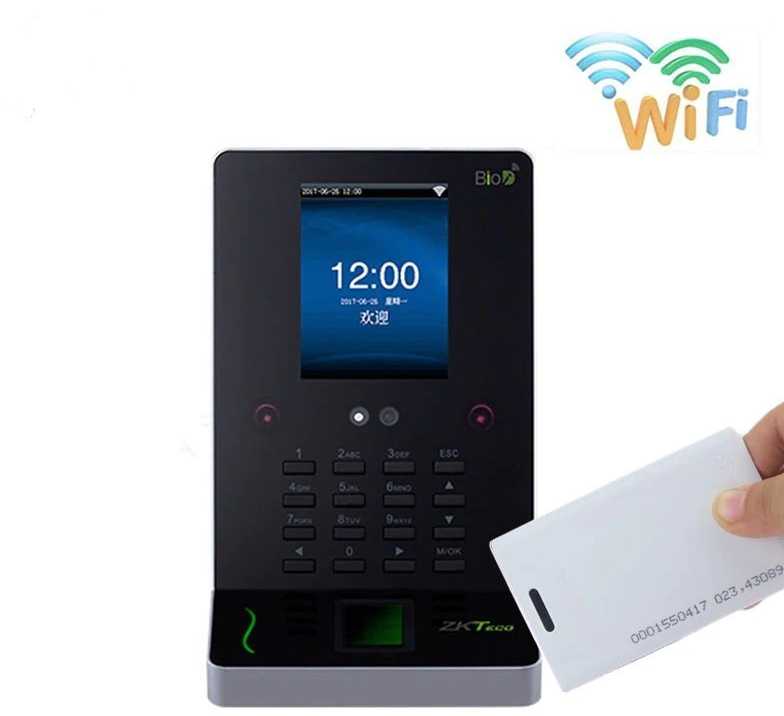 Digitalas ZkTeco U600 biometrinis terminalas: pirštų, veido ir kortelių ...