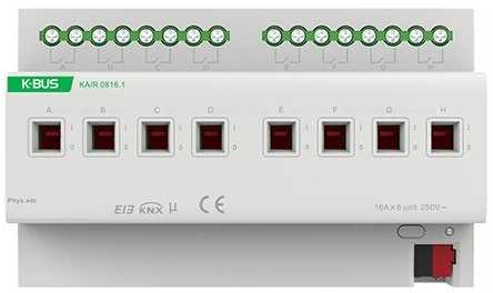 K-bus KNX / EIB KNX Switching Actuator 8 fold 16A Switch Actuator, žema ...