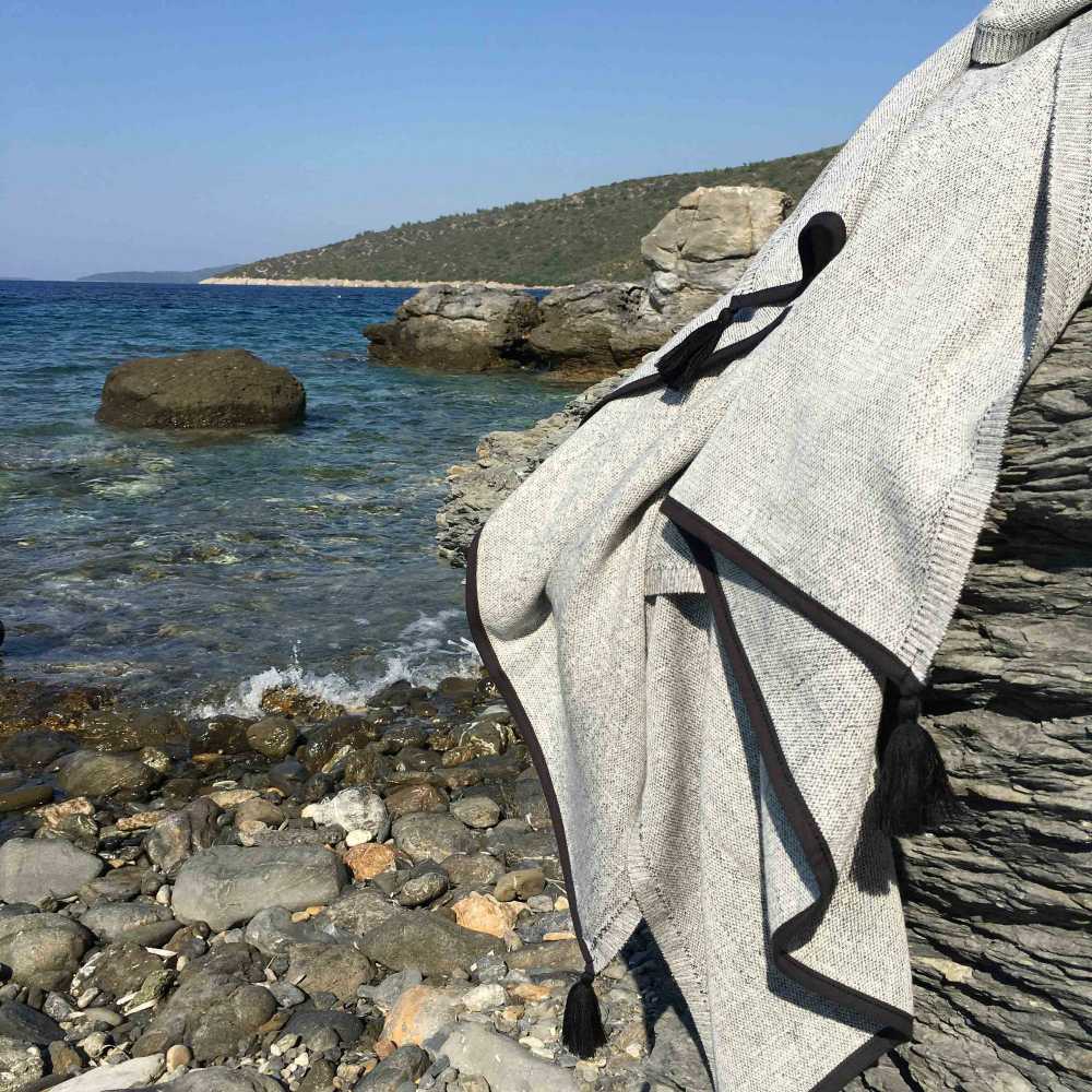 Dc Home Fouta (paplūdimio rankšluostis) Harmony - Juodas, žema kaina ...