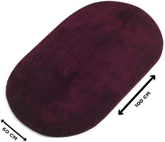 Rankšluostis Foutastic Akrilo vonios kilimėlis Colors of Oval - Maroon ...